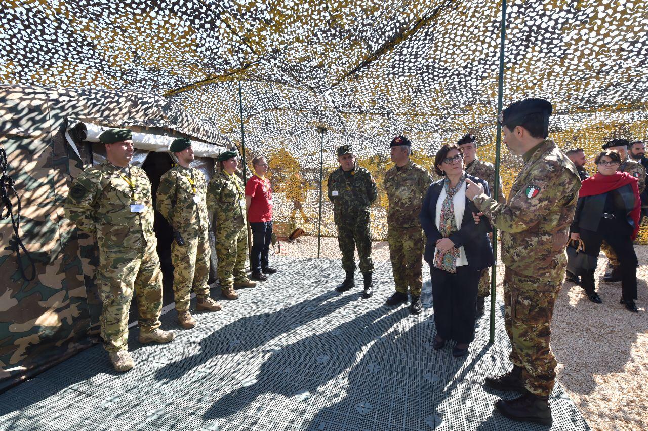 Military News From Italy Multinational CIMIC Group: visita del ministro ...