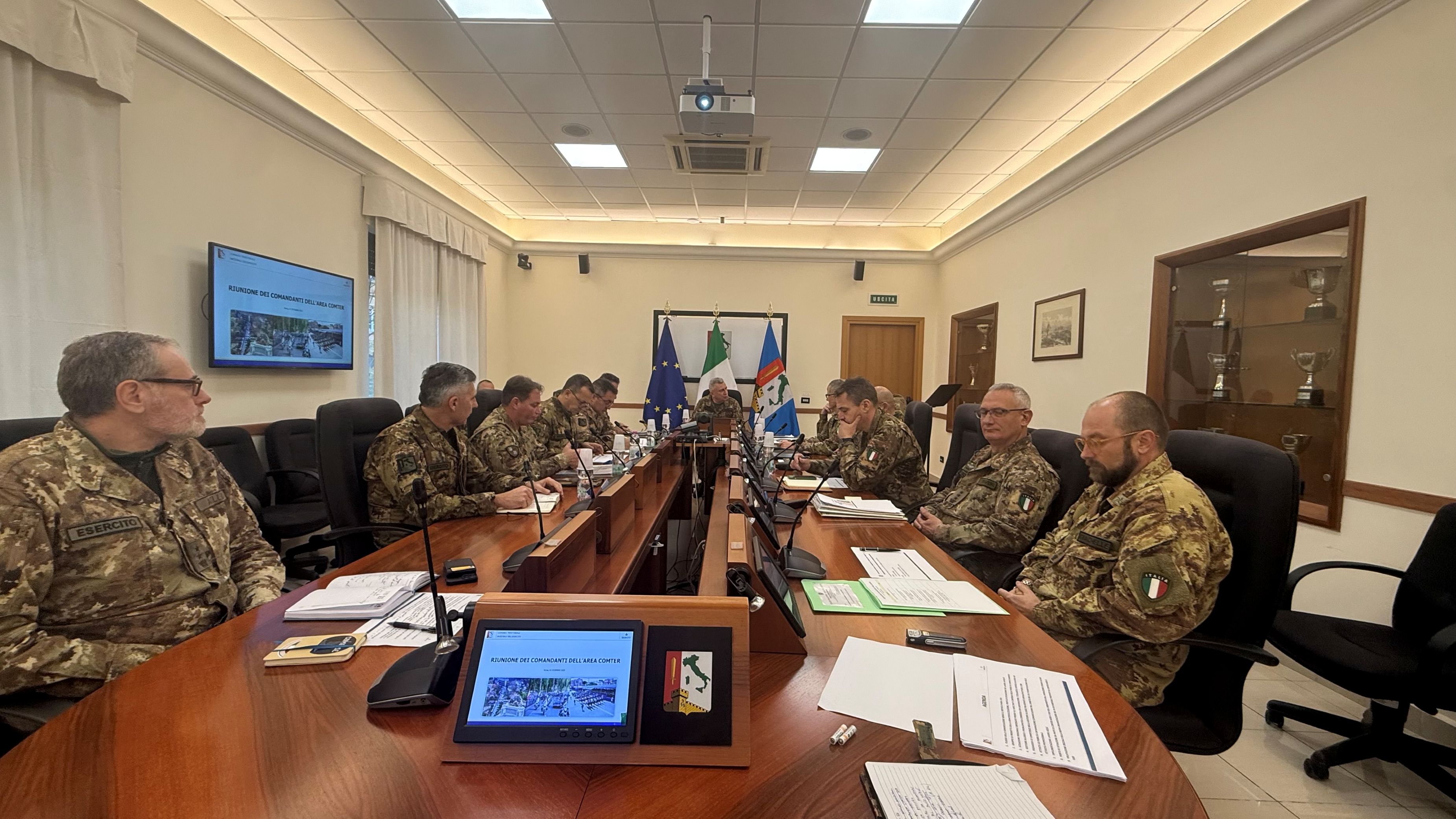 Esercito, incontro dei comandanti territoriali: bilancio 2025